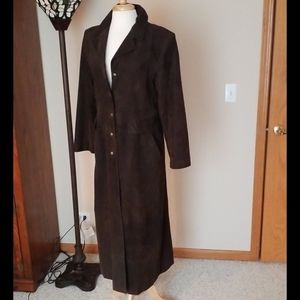 Georgetown Leather Design | Jackets & Coats | Brown Suede Leather Lined ...